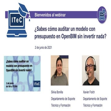 ¿Sabes como auditar un modelo con presupuesto en OpenBIM sin invertir ...