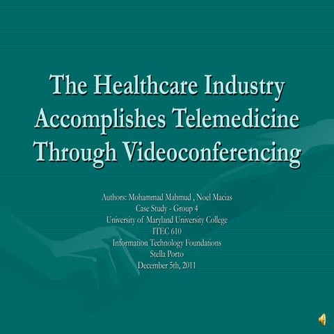 Itec 610 group presentation final | PPT