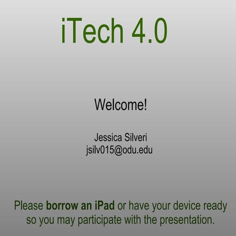 iTech 4.0 - 602 presentation 2 | PPT