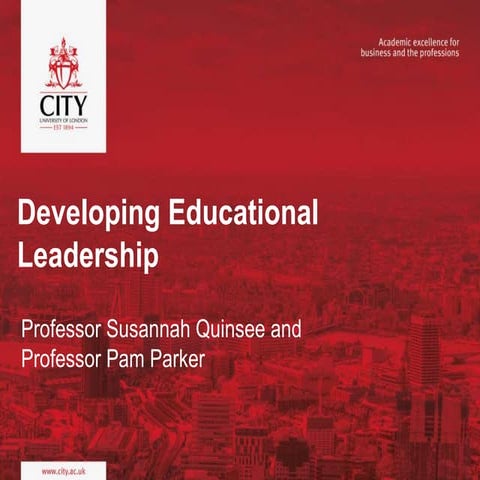 Developing Educational leaders | PPT