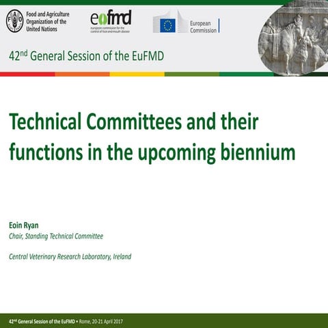 GS42 Item 13 Technical Committees and their functions in the upcoming ...