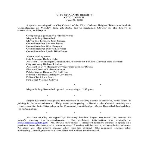 Item # 7 - Adoption of Bexar County Hazard Mitigation Plan | PDF