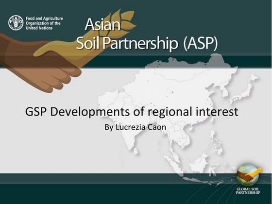 GSP PILLAR 1 - GLOBAL PLAN OF ACTION: PROMOTING SUSTAINABLE SOIL ...