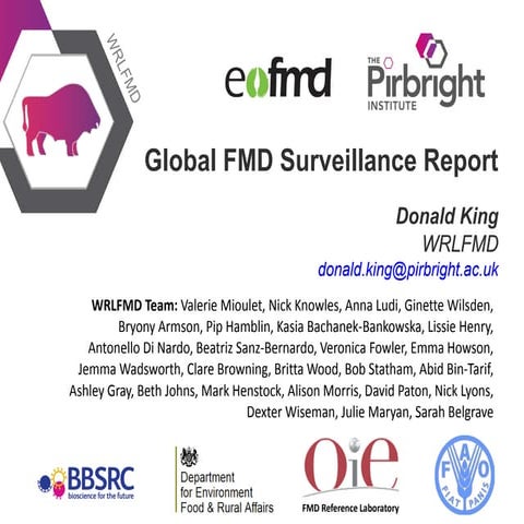 GS42 Item 2 Global FMD surveillance report, D.King, TPI | PDF