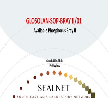 DETERMINATION OF PHOSPHOROUS IN SOIL | PPTX