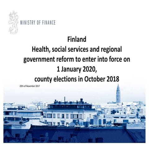 Finland - Regional Government Reform (Item2c) | PPT