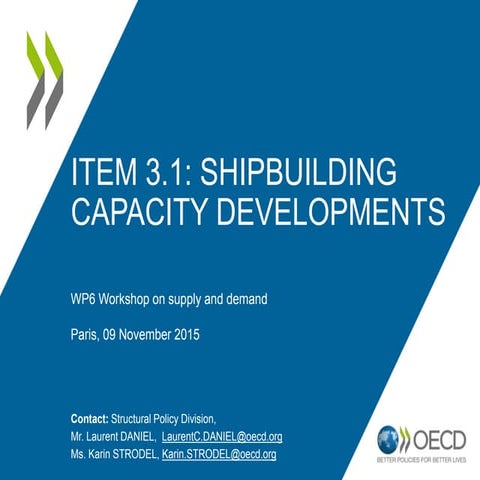 Shipbuilding capacity developments | PPT