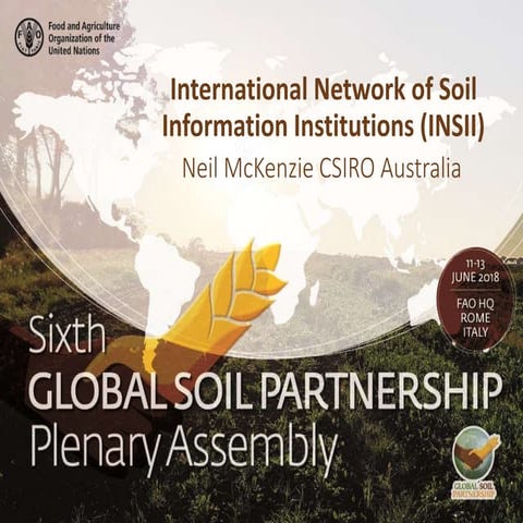 Report on the establishment of the Global Soil Information System and ...