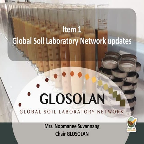 Item 4. Global Soil Laboratory Network updates | PDF