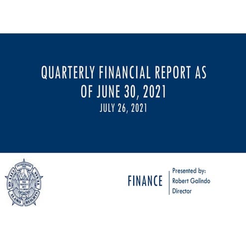Item # 5 - PPT 3rd Quarter Financial Report | PPT