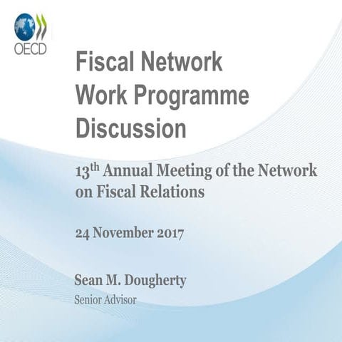 OECD - Fiscal Network Work Programme (Item5) | PPT