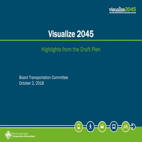 Visualize 2045: Highlights from the Draft Plan | PPT