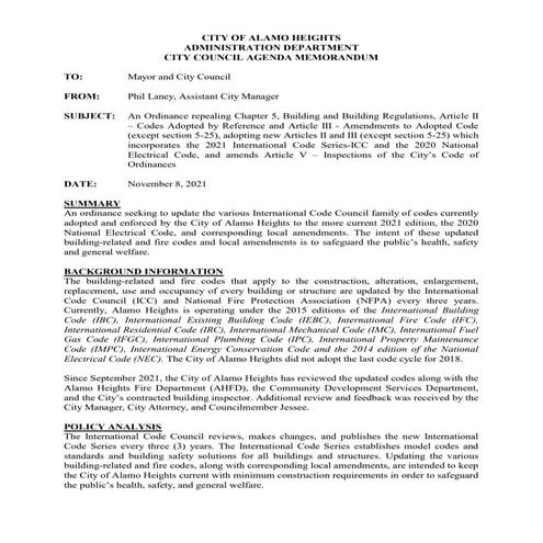 Item 5 And 6 Icc Code Adoption Pdf