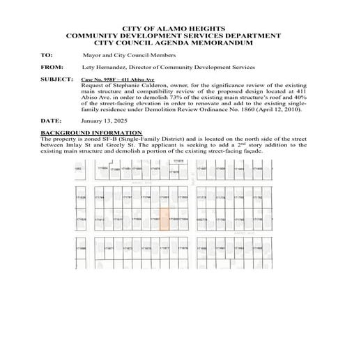 Item # 6 - 411 Abiso Avenue - comp. review | PDF