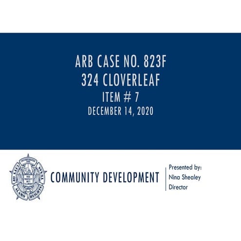 Item # 7 - PPT 324 Cloverleaf | PDF