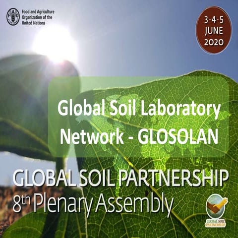 Item 8: Global Soil Laboratory Network (GLOSOLAN) | PPTX