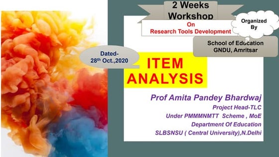 Item Analysis and Validation | PPT