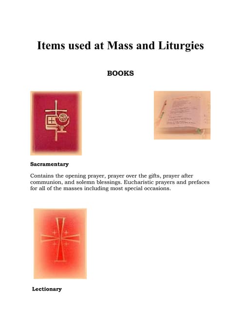 Parts of the mass | PPT