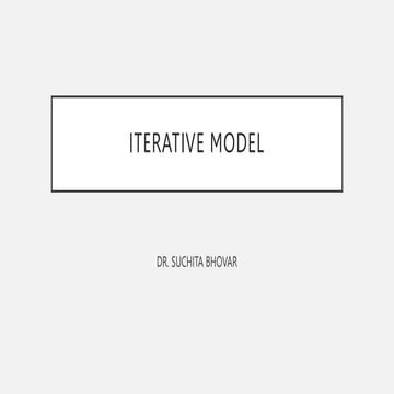 Iterative Model In Software Engineeringpptx 