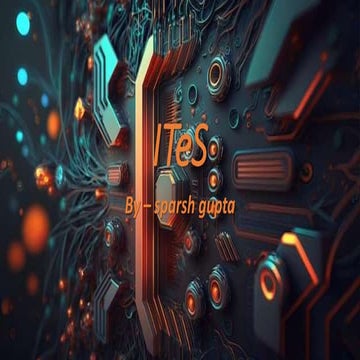 ITeS.pptx for school project with easy definition | PPTX