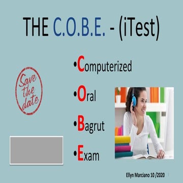 COBE - i test | PPTX