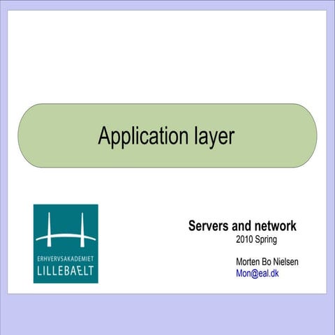 ITET1 Routing Application layer.odp