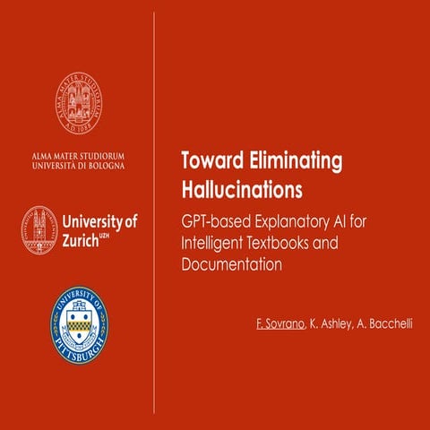 Toward Eliminating Hallucinations Gpt Based Explanatory Ai For Intelligent Textbooks And