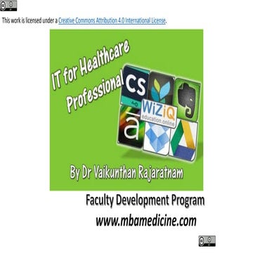 It for doctors learning outcomes | PPTX