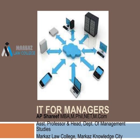 IT for managers | PPTX
