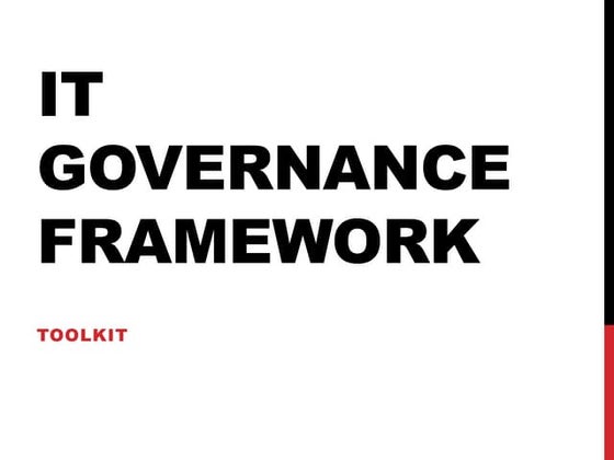 Cobit 2019 Framework By Isaca Ppt