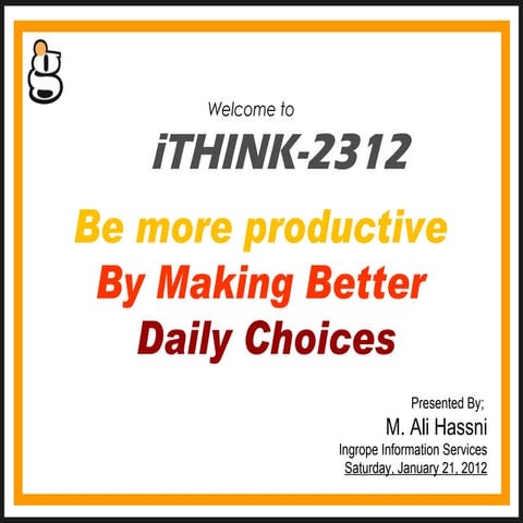 Make Better Choice, Daily | PPT