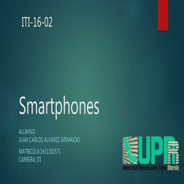 Smarphone y tablets | DOCX
