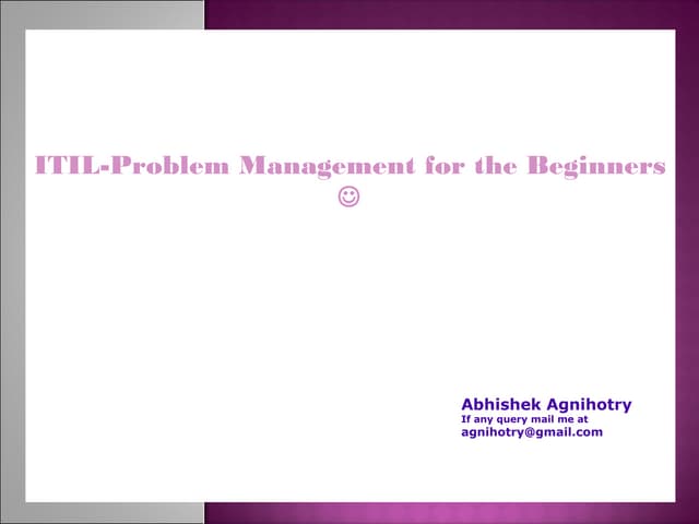 Change Management ITIL | PPT