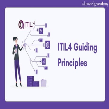 ITIL4 Guiding Principles | The Knowledge Academy | PDF