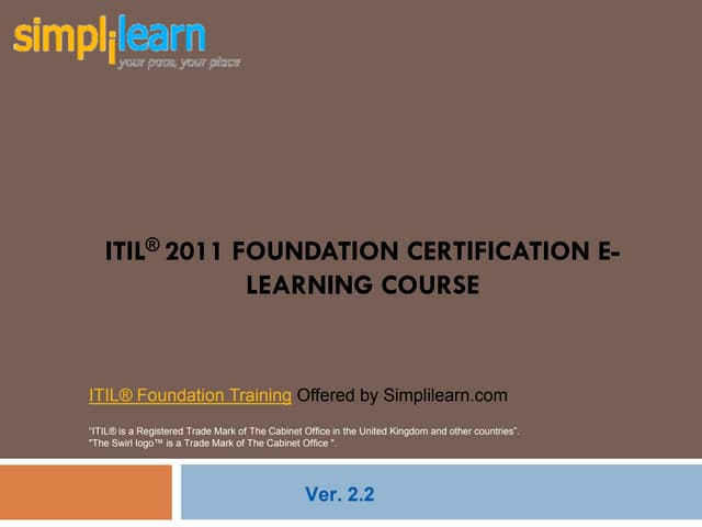 ITSM Presentation | PPT | Cloud Computing | Internet