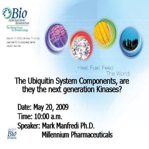 Where to Find the Drugs: The Ubiquitin System Components (part 3) | PDF