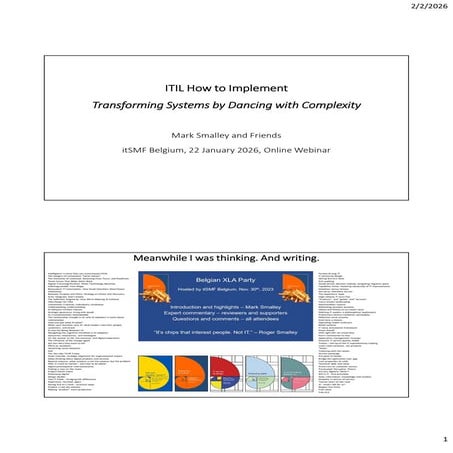 ITIL How to Implement: Transforming Systems by Dancing with Complexity ...