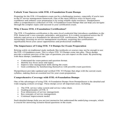 ITIL 4 Foundation Examination Format.pdf