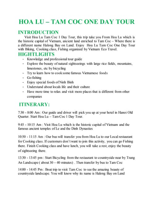 Dubai Itinerary- Sample | PPTX