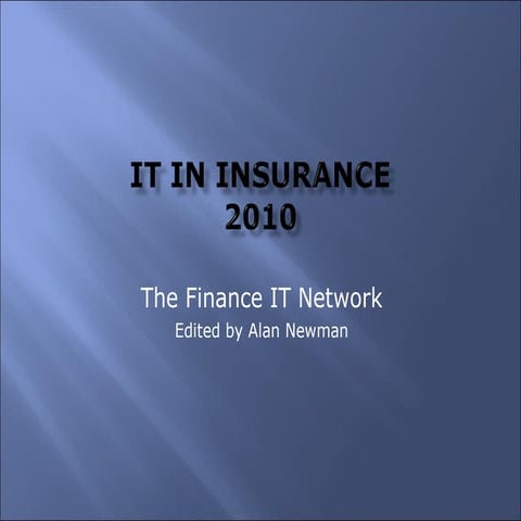 IT in Insurance | PPT