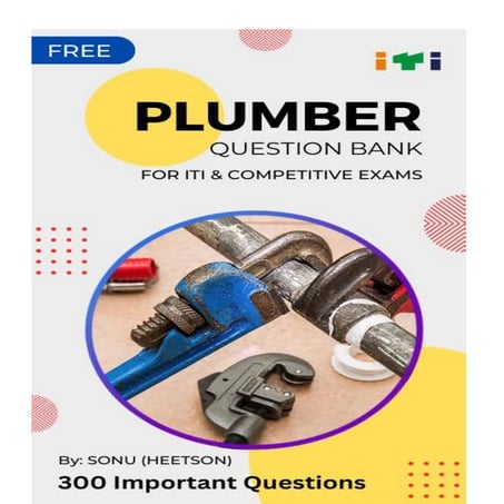 ITI Plumber Question Bank in English Book PDF Free Download | PDF