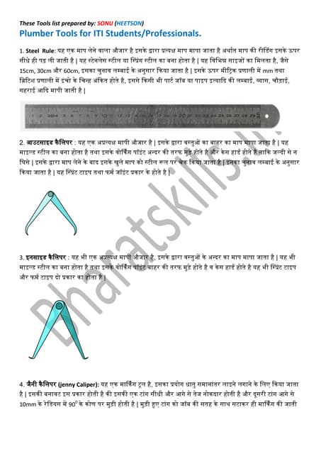 Types of Plumbing Pipe Fittings and their Uses Notes | PDF