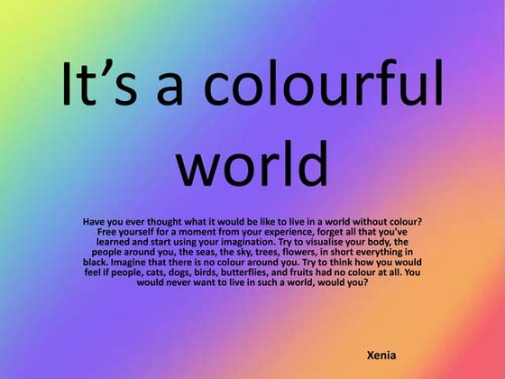 The Power of Colors on Workplace Harmony | PDF