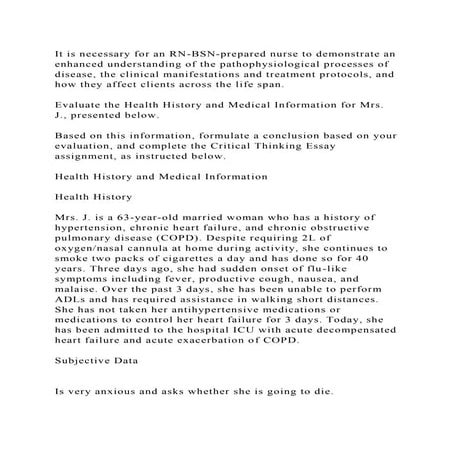 4 Critical Care Case Study | DOCX