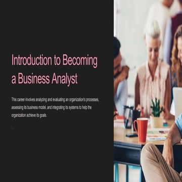 Introduction to Becoming a Business Analyst | PPTX