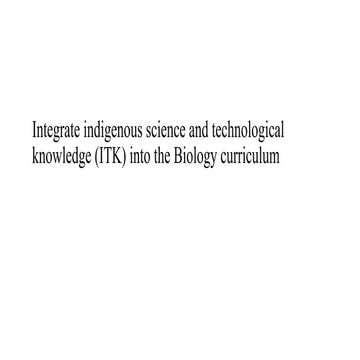 ITK (1).pptx INDEGENIOUS SCIENCE EDUCATION | PPT