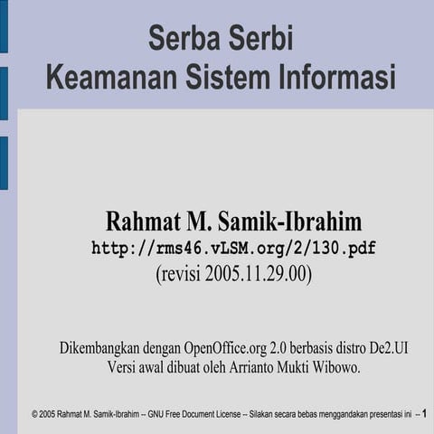 It keamanan sistem informasi | PPT