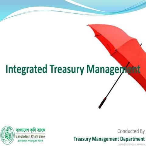 Integrated Treasury Management in Bangladesh Krishi Bank | PPT