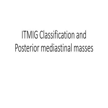 ITMIG classification posterior mediastinal masses.pdf