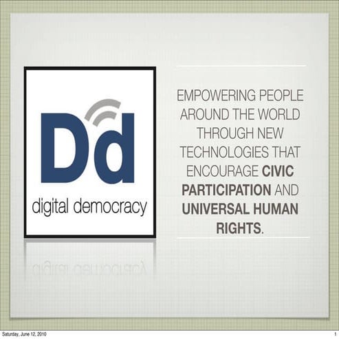 Digital Democracy - Overview | PDF